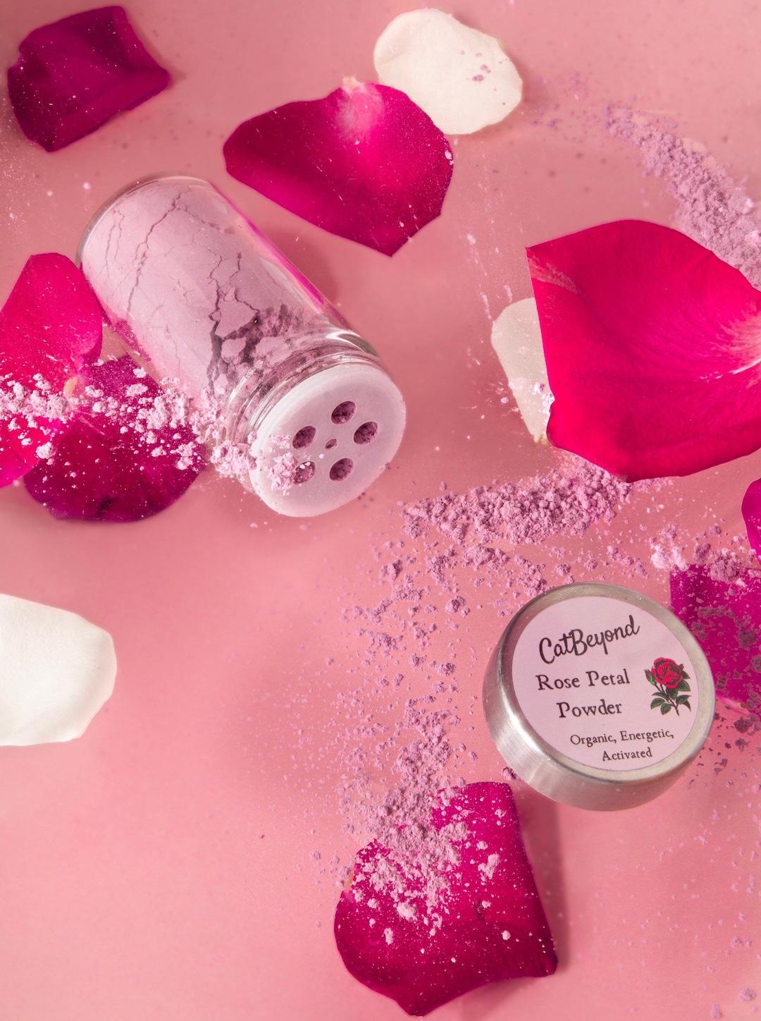 Organic Rose Petal Powder | Edible Rose Powder | Vegan - Etsy