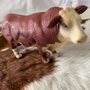 Little Buster Hereford Cattle Toys - Pick From Bull, Cow, and Calf - Etsy
