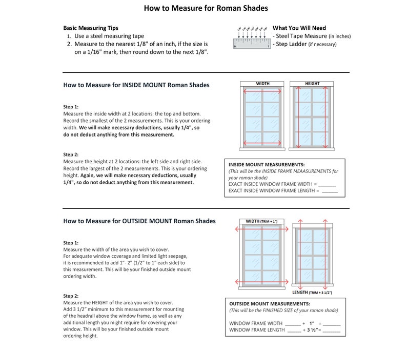 Custom Roman Shades | Slate Slub | Blackout or Light Filtering Blinds ...