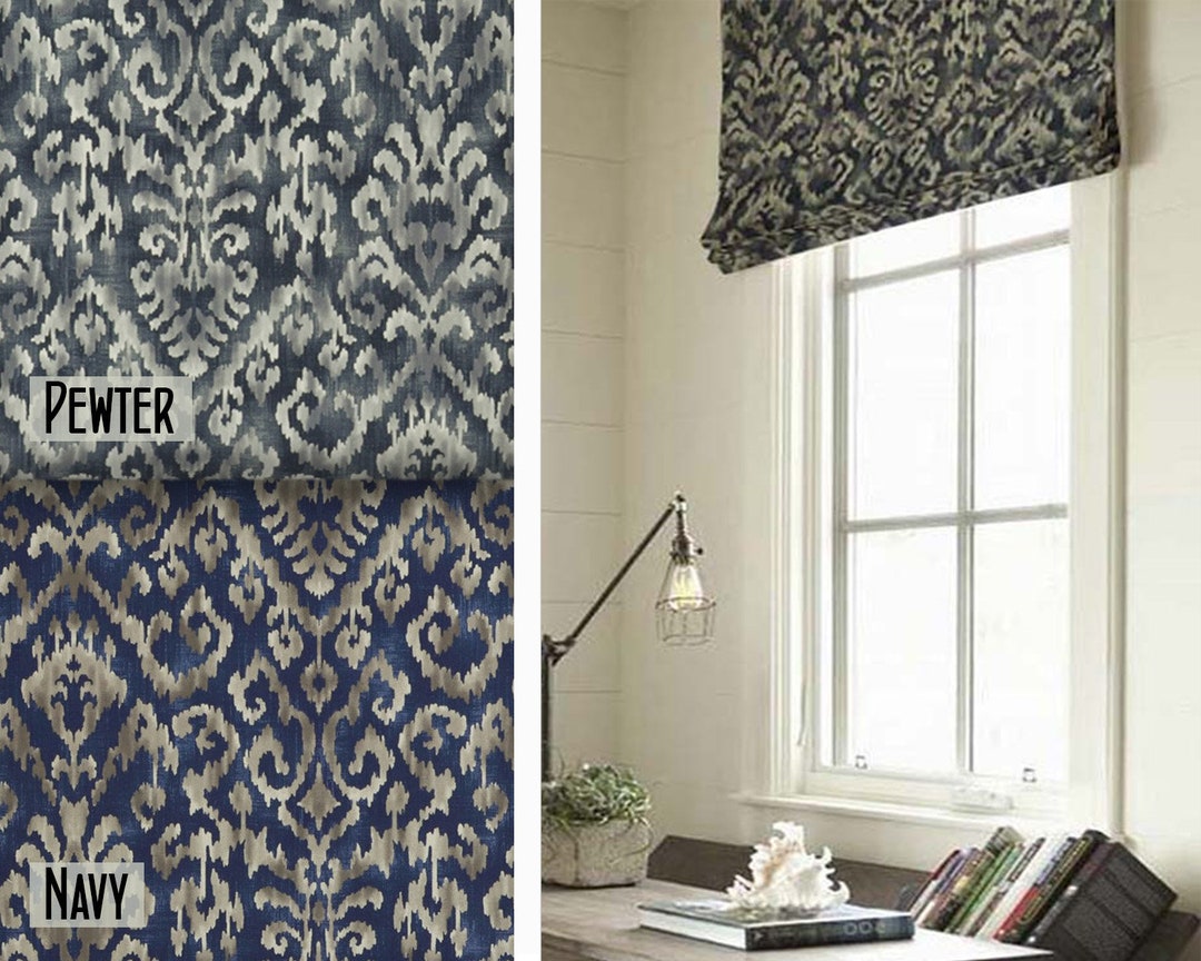 Roman Shades Komodo 3 Colors Custom Made Premium Fabric Choice of ...