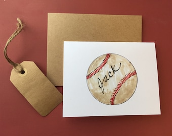 Baseball note cards | Etsy