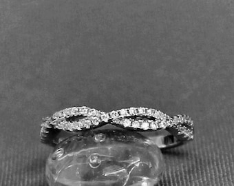 Twisted wedding band | Etsy