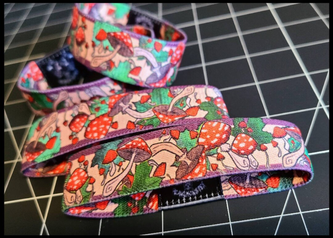 RED Mushrooms Fall Elastic Wristbands - Etsy