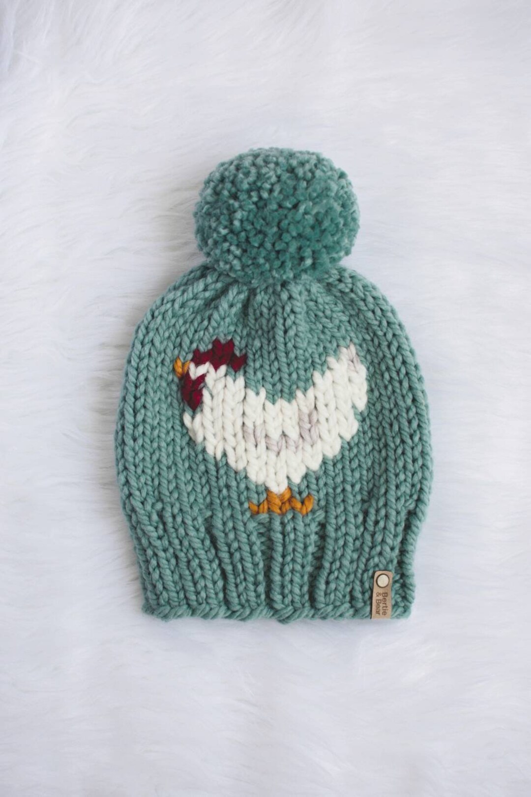 Custom Knit Chicken Hat/chicken Beanie - Etsy