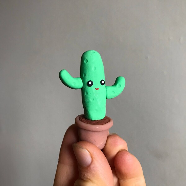 Clay Cactus - Etsy