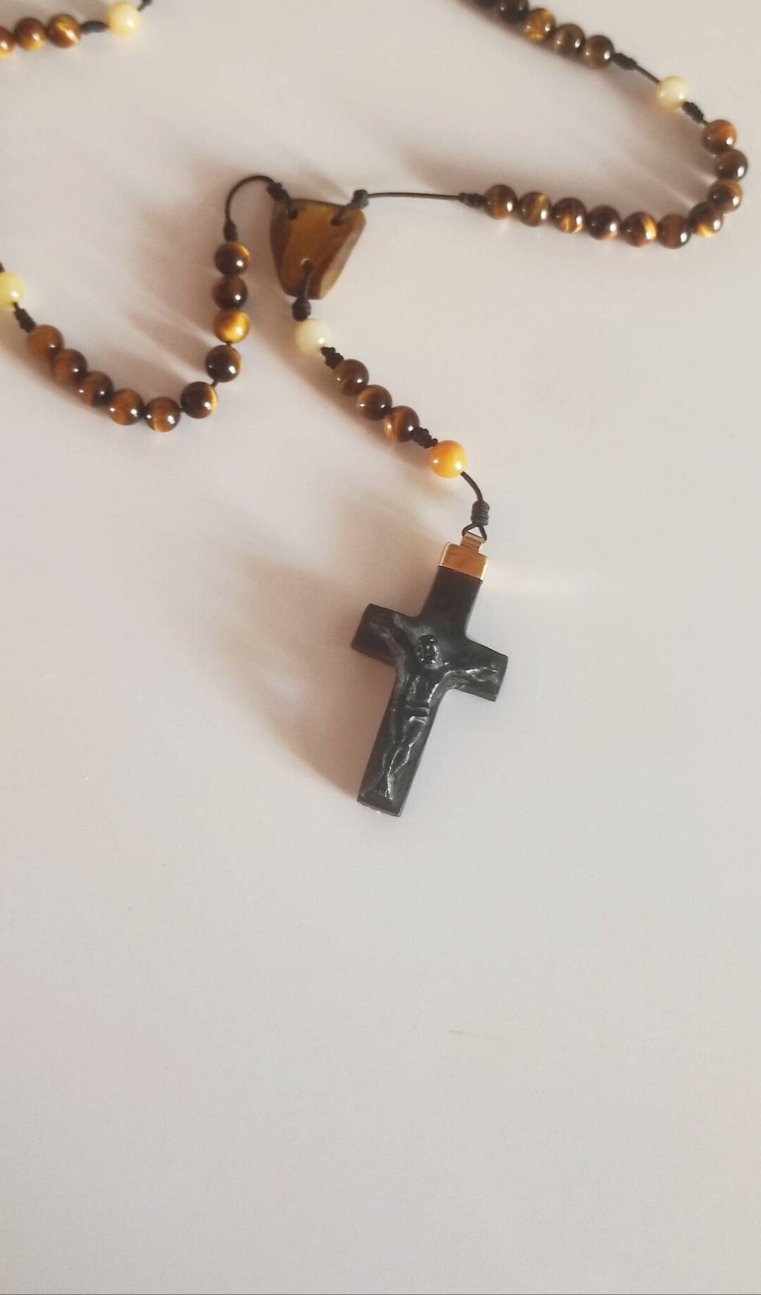 Catholic Rosary With Christ Hand-carved in High Relief in Xylopal and ...
