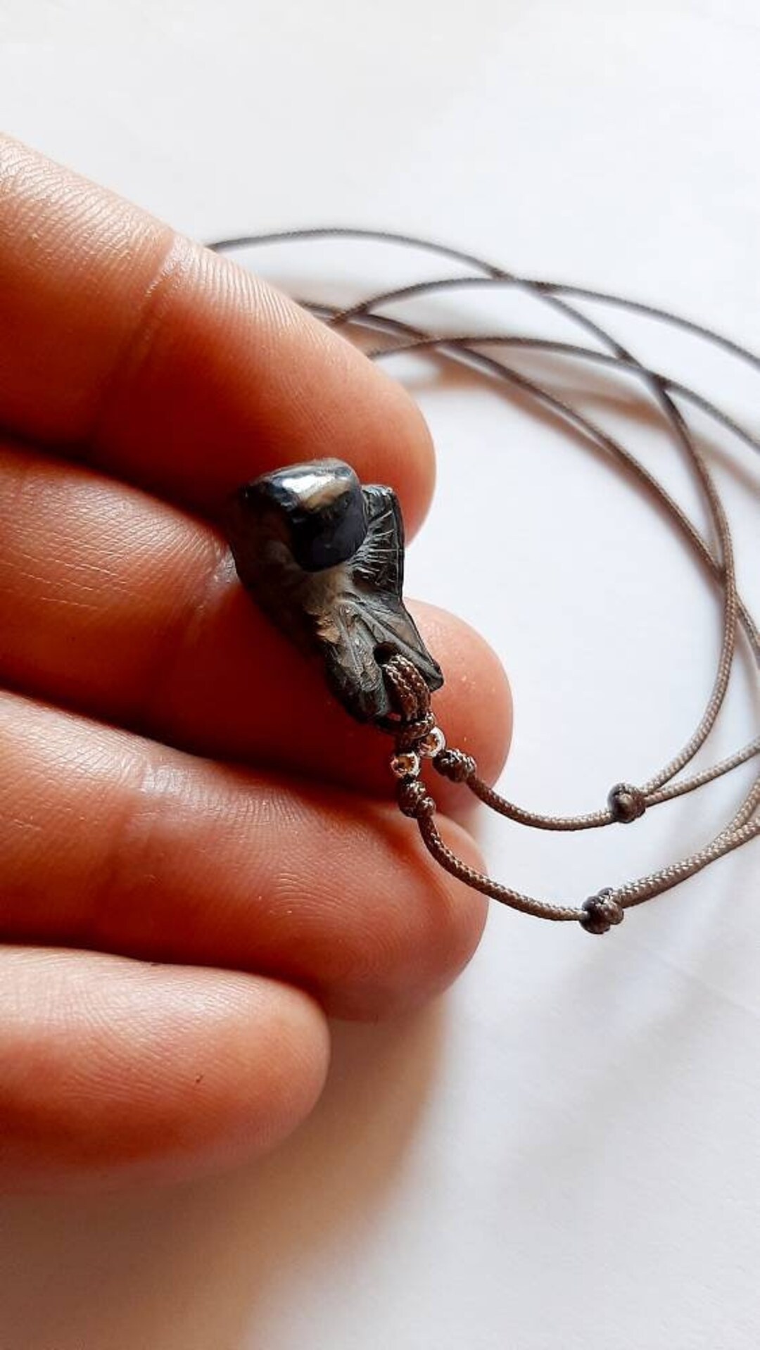 Hand-carved Boxing Glove in Xylopal and With Two 925 Sterling Silver ...