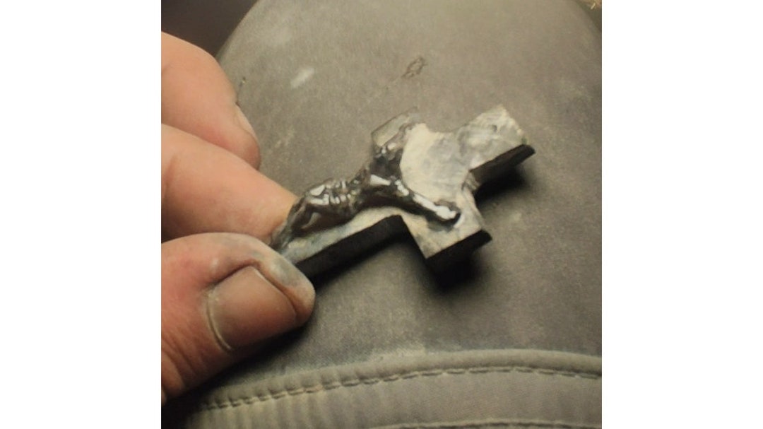 Cross With Christ in High Relief, Hand-carved in Xylopal - Etsy