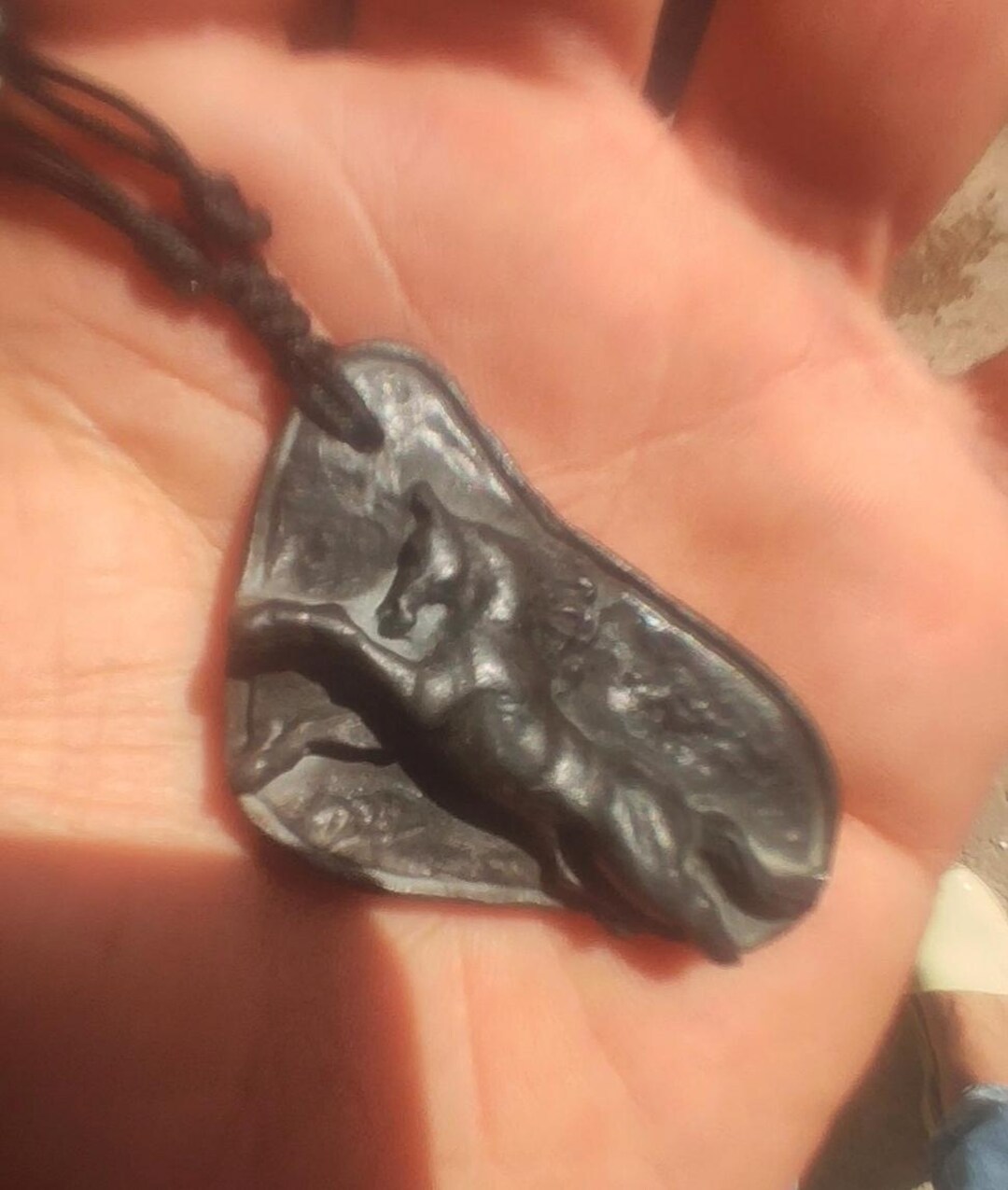 Horse. Equestrian Jewel. Hand Carved in Xylopal - Etsy