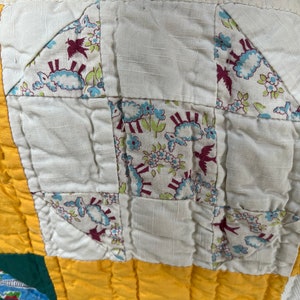 Gorgeous Vintage Cheddar Quilt! 9 Patch Variation Quilt. 58”x72 ...