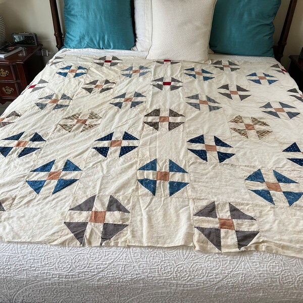 Primitive Quilt - Etsy