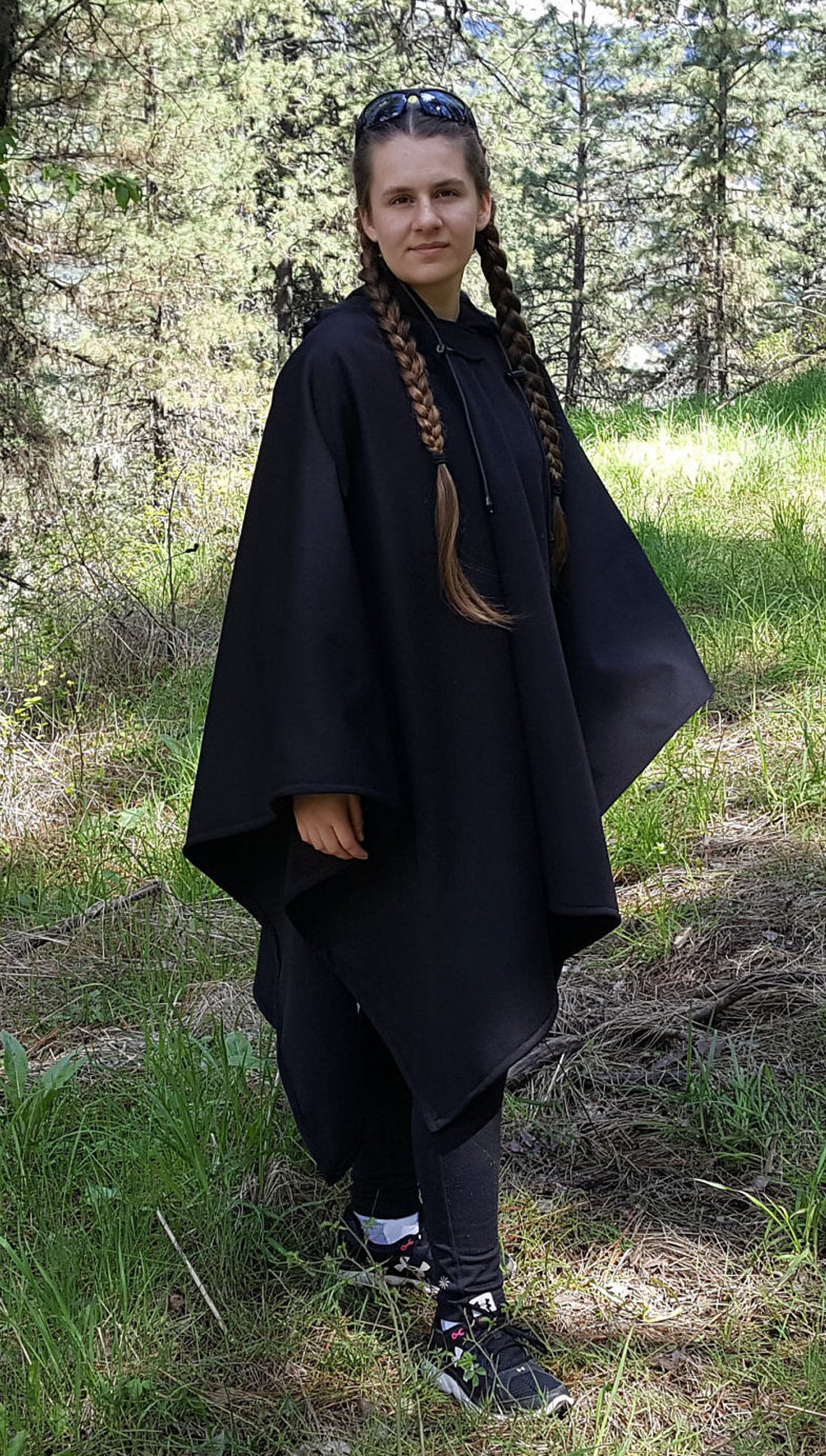 Poncho, Soft Shell With Micro Fleece. - Etsy