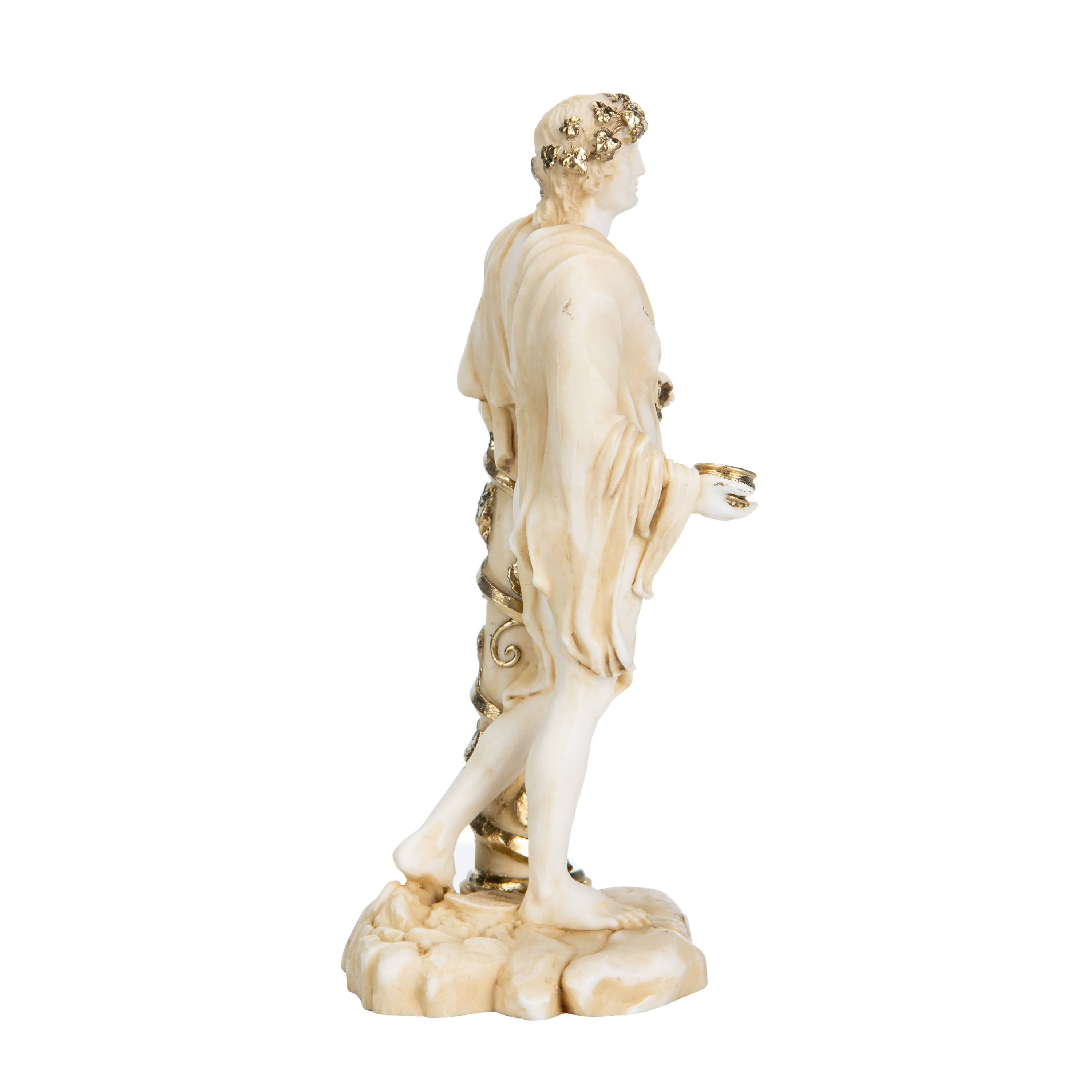 Dionysus Statue Bacchus Greek God of Wine Grape-harvest Alabaster ...