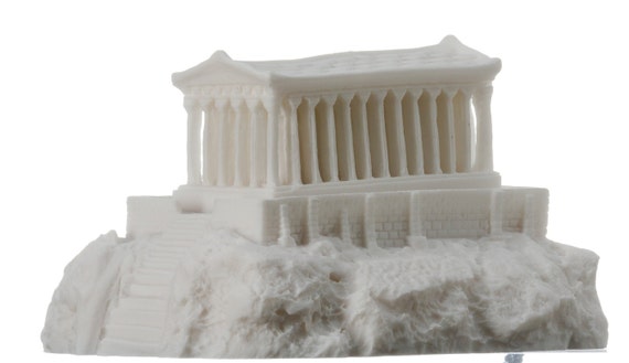 Parthenon Acropolis With Night Lamp Temple of Goddess Athena - Etsy
