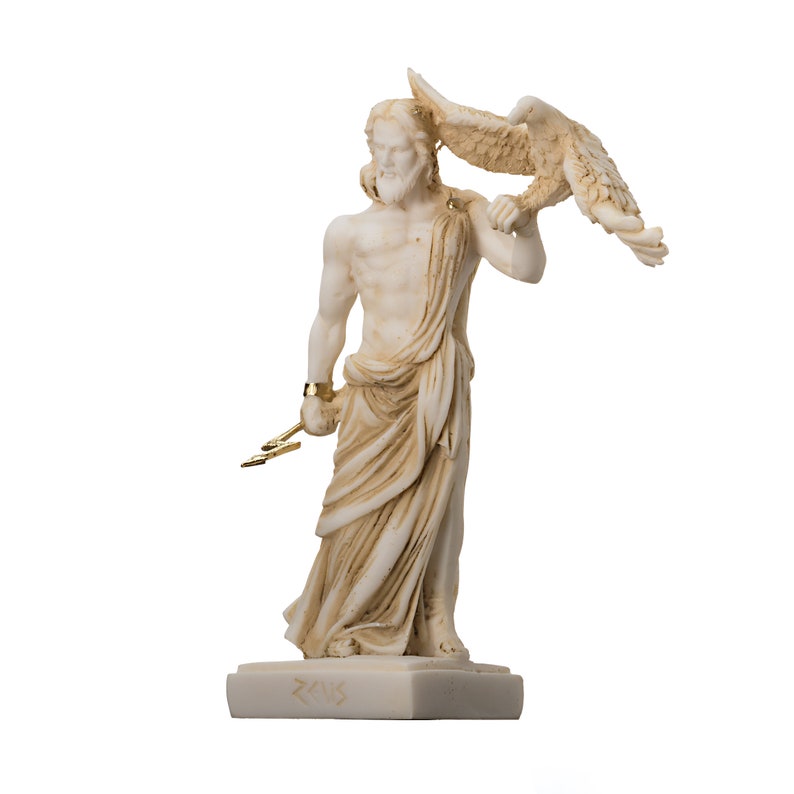 Zeus Griechischer Gott Jupiter Donner Statue Figur Gold - Etsy.de