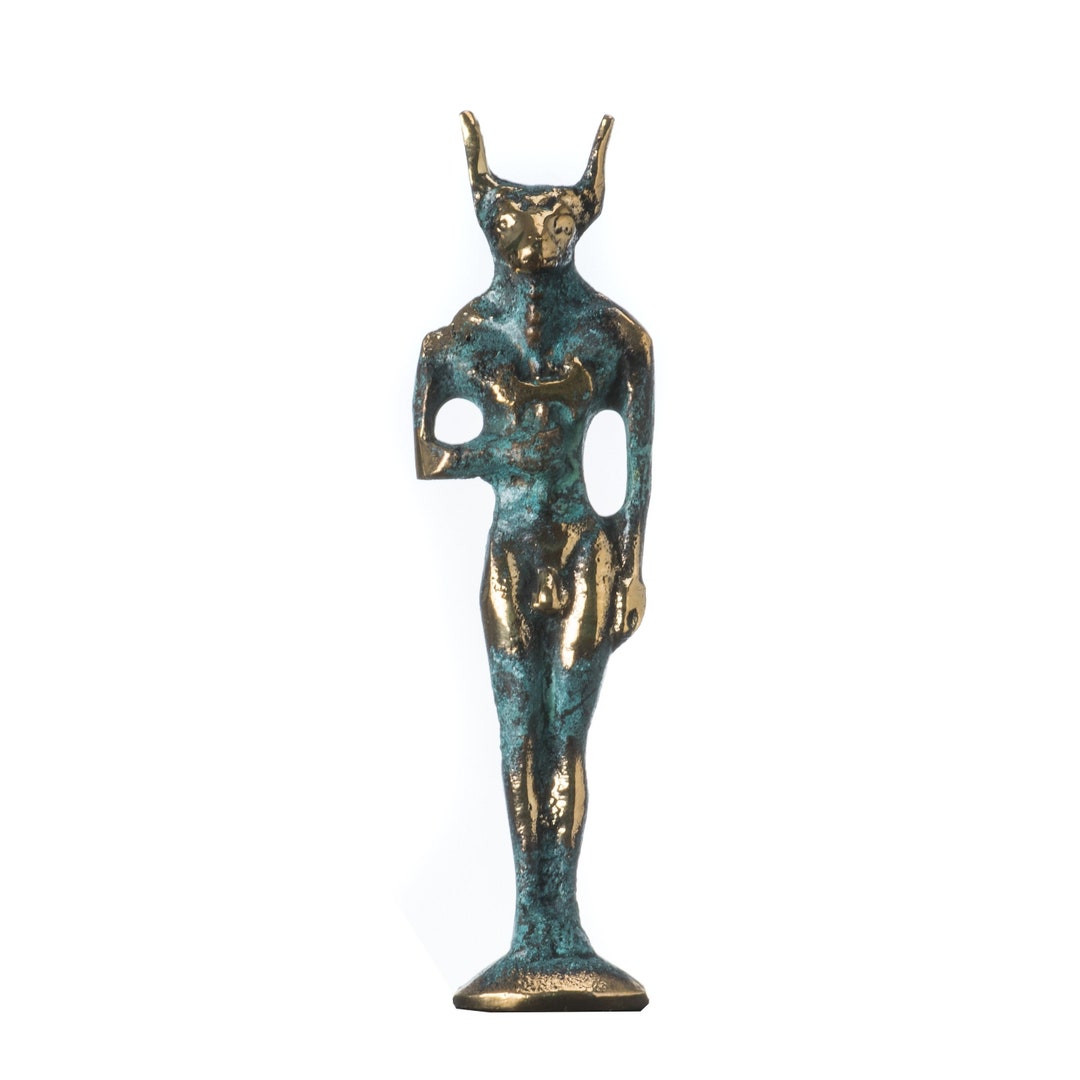 Minoan Minotaur Crete Museum Replica Statue Solid Bronze 4.4" - Etsy