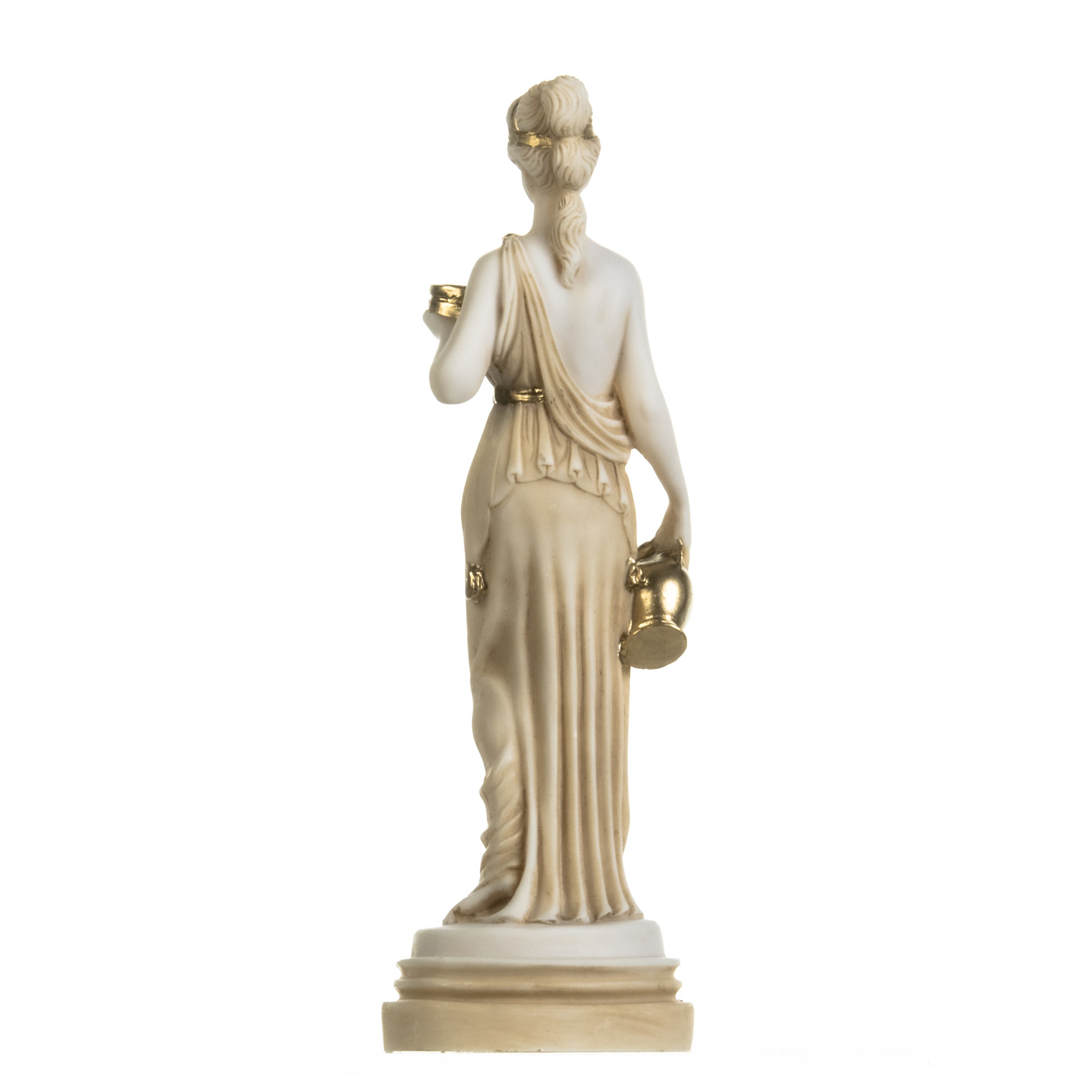 Hebe Youth Goddess Female Figure Cupbearer Mythology Alabaster Statue ...