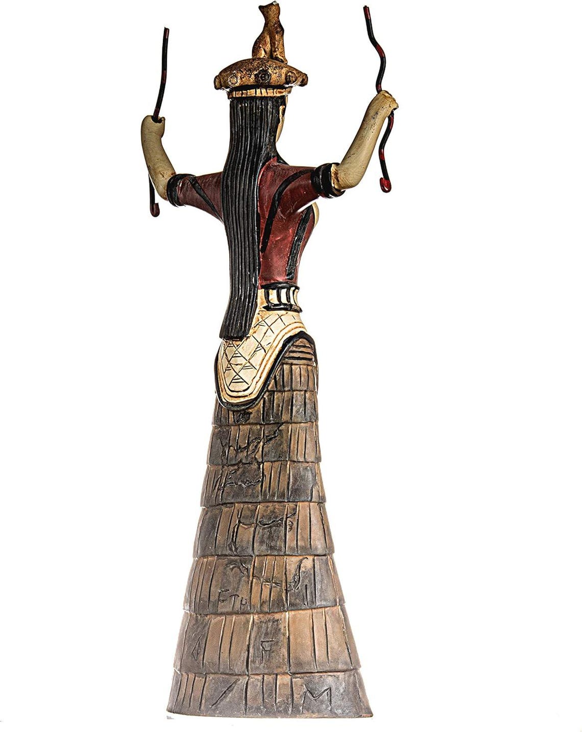 Minoan Snake Goddess 16th Century Replica Cretan Healer Priestess ...