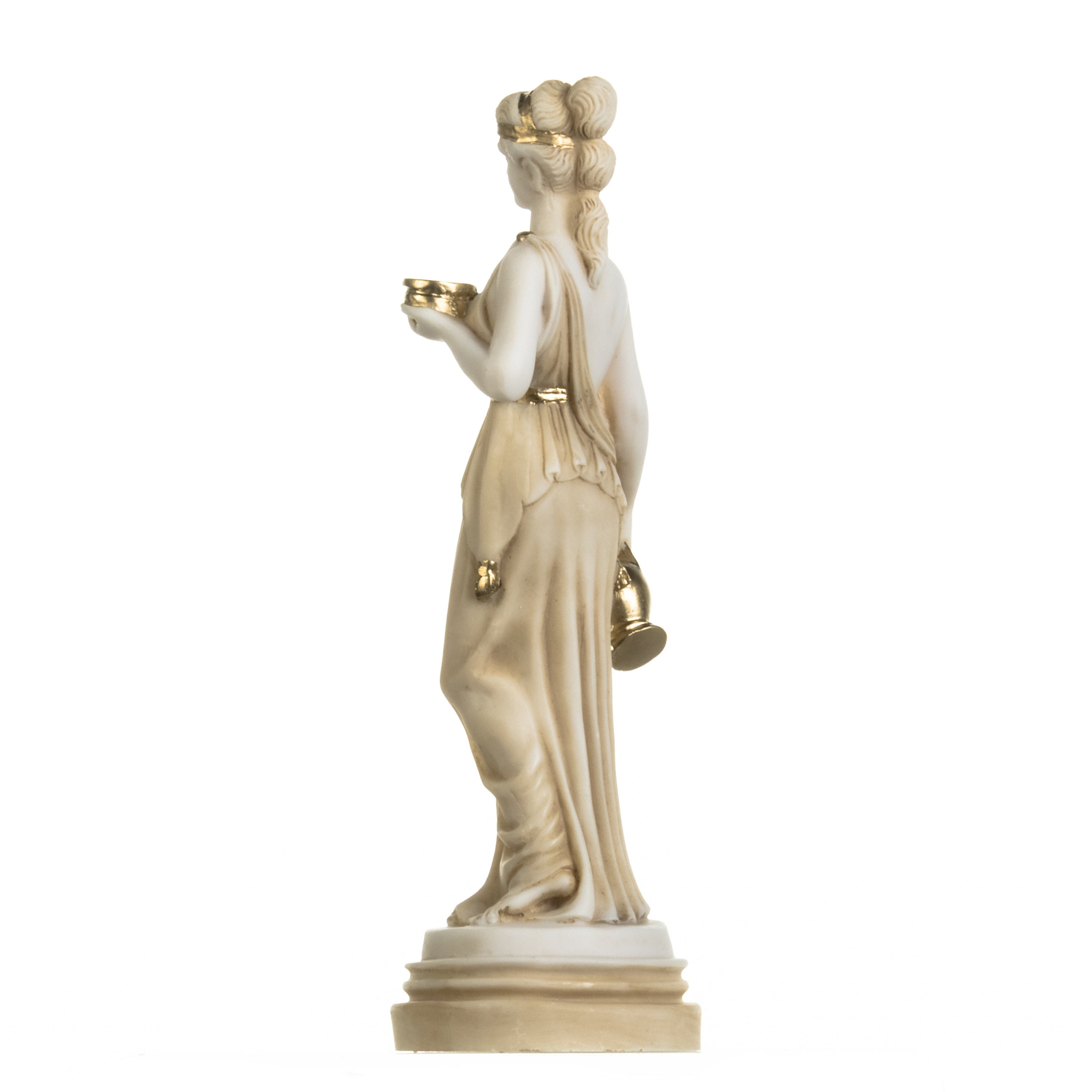 Hebe Youth Goddess Female Figure Cupbearer Mythology Alabaster Statue ...