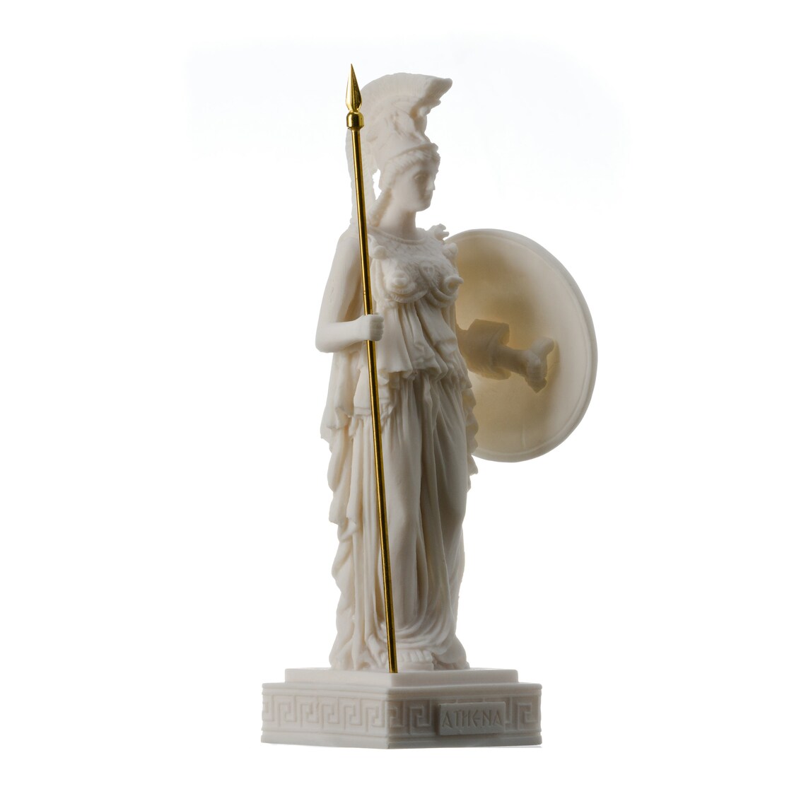 Athena Athene Goddess of Wisdom Handicraft and War Alabaster | Etsy