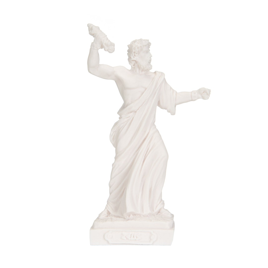 Zeus Dios Griego Júpiter Trueno Estatua Figura Alabastro 6.29 - Etsy España