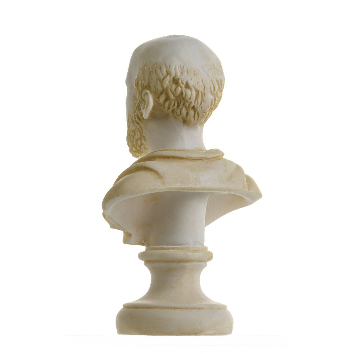 Hippocrates of Kos Father of Medicine Alabaster Statue Bust 5.9 Inches ...