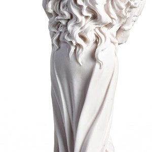 Goddess of Wealth Tyche Lady Luck Fortuna Statue Alabaster Sculpture 16 ...