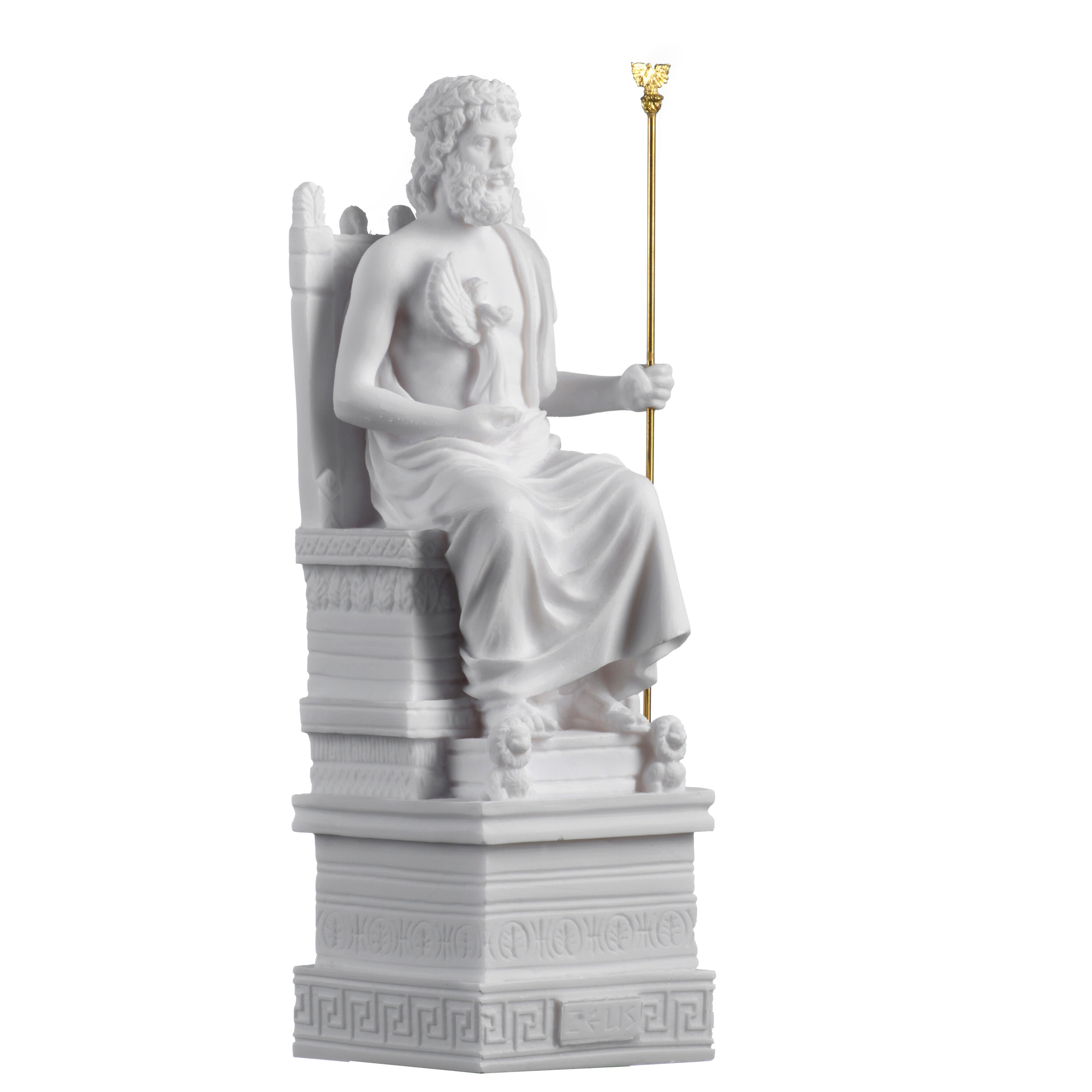 Zeus On Throne Jupiter God Greek Roman Statue Art Sculpture | Etsy