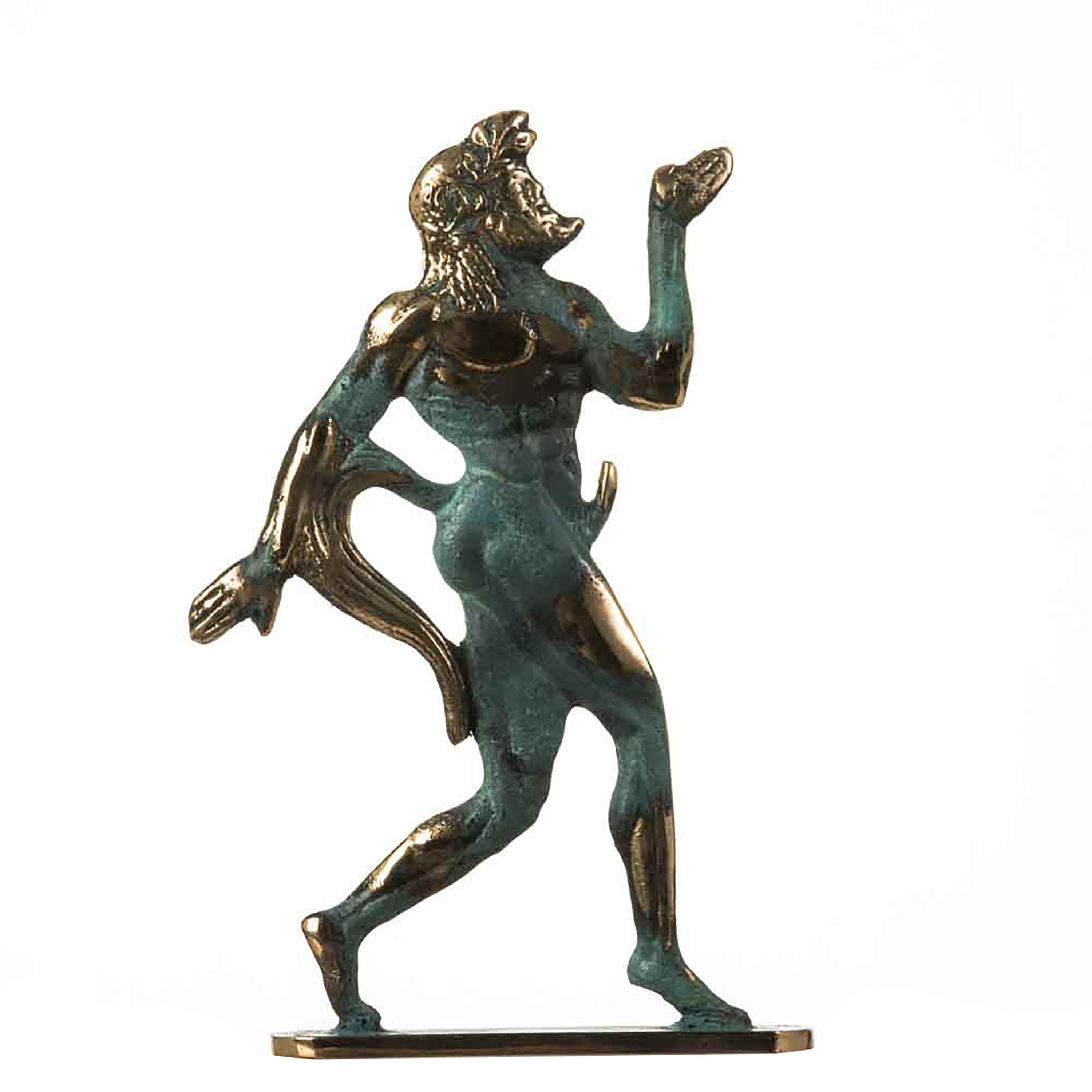 Satyr Pan Faun Hand Made Solid Bronze Erotic Sculpture Etsy