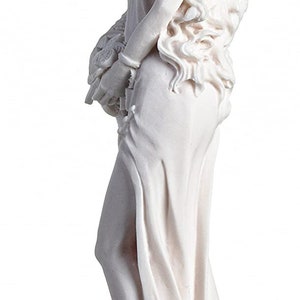 Goddess of Wealth Tyche Lady Luck Fortuna Statue Alabaster Sculpture 16 ...