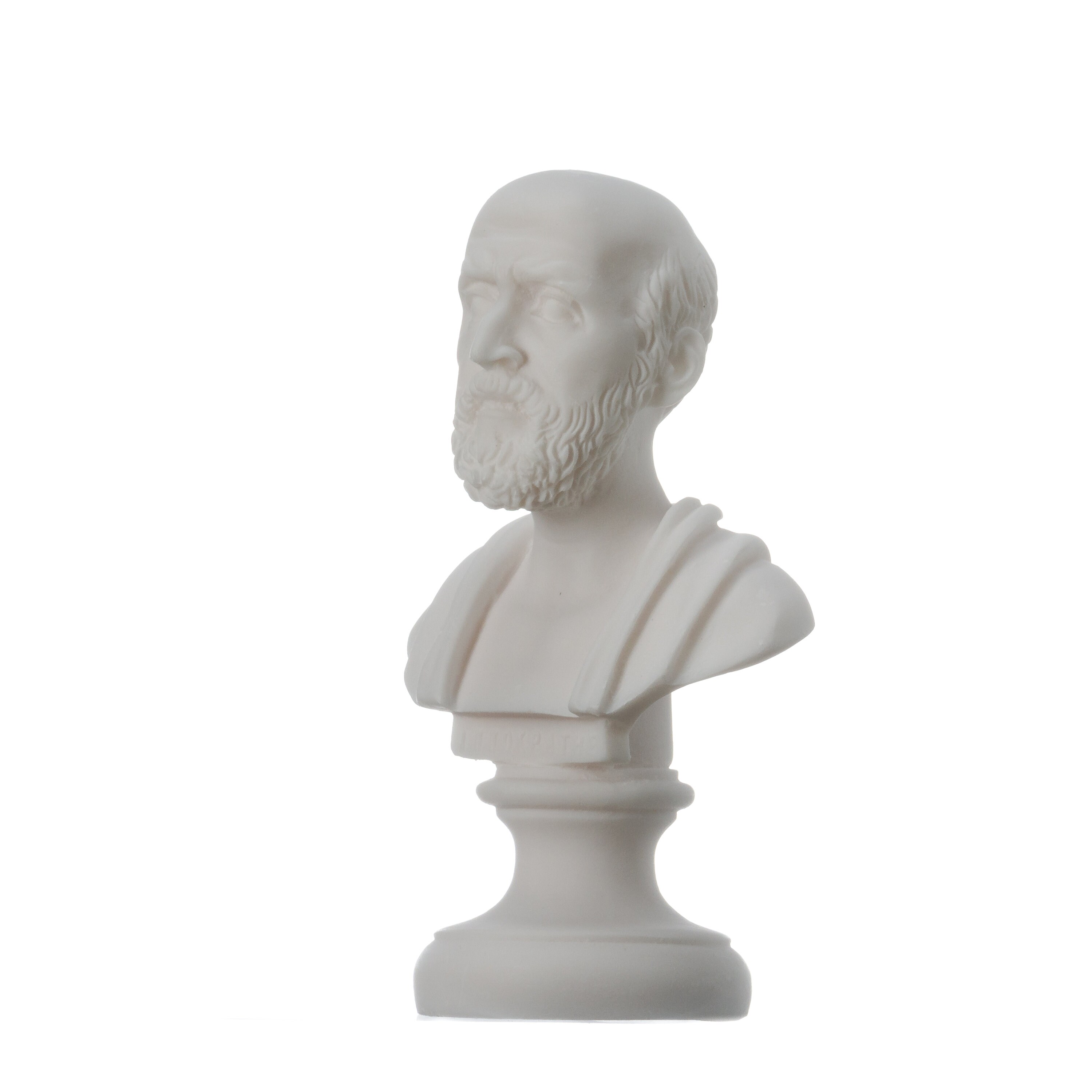 Hippocrates of Kos Father of Medicine Alabaster Statue Bust 5.9" - Etsy