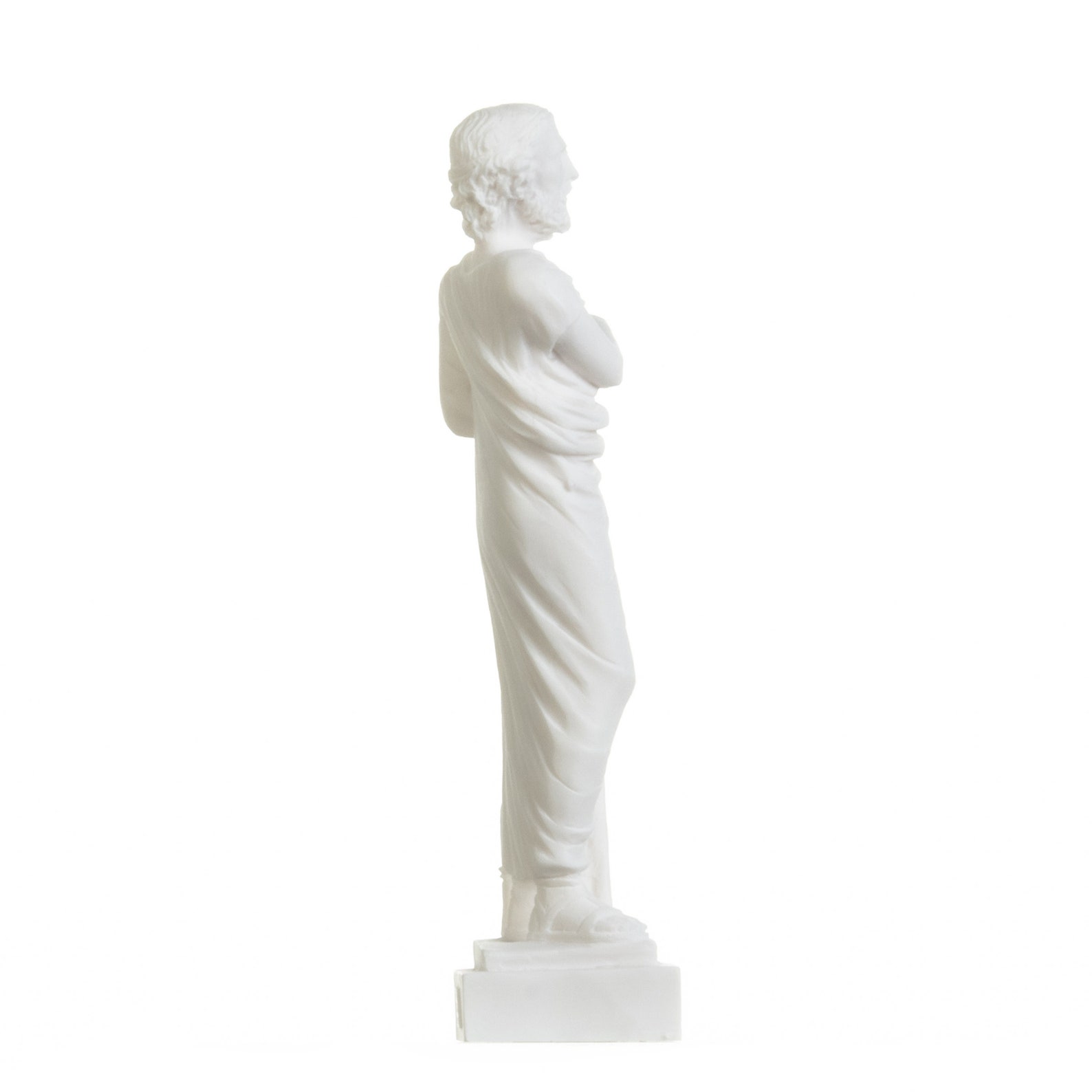 Homer Greek Poet Figurine Ancient Greece Sculpture Alabaster Statue 9.5 ...