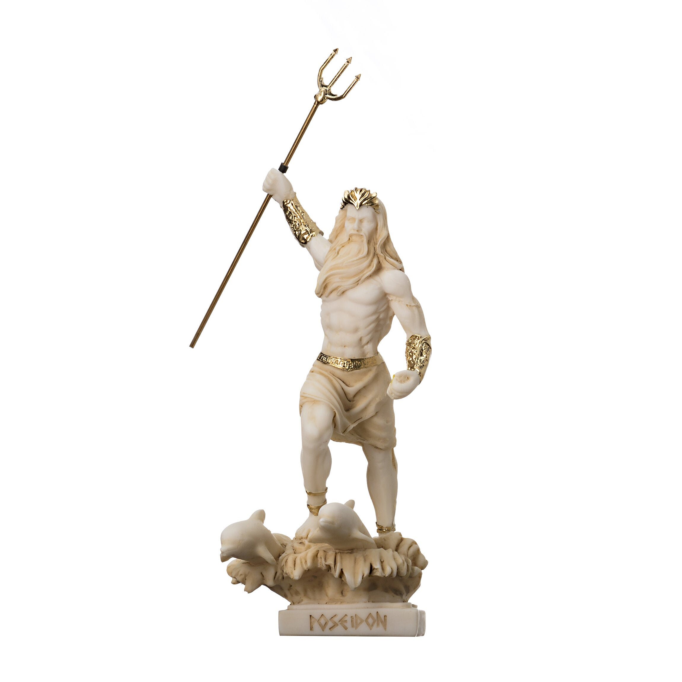 Poseidon Greek God of the Sea With Trident Statue Figurine - Etsy