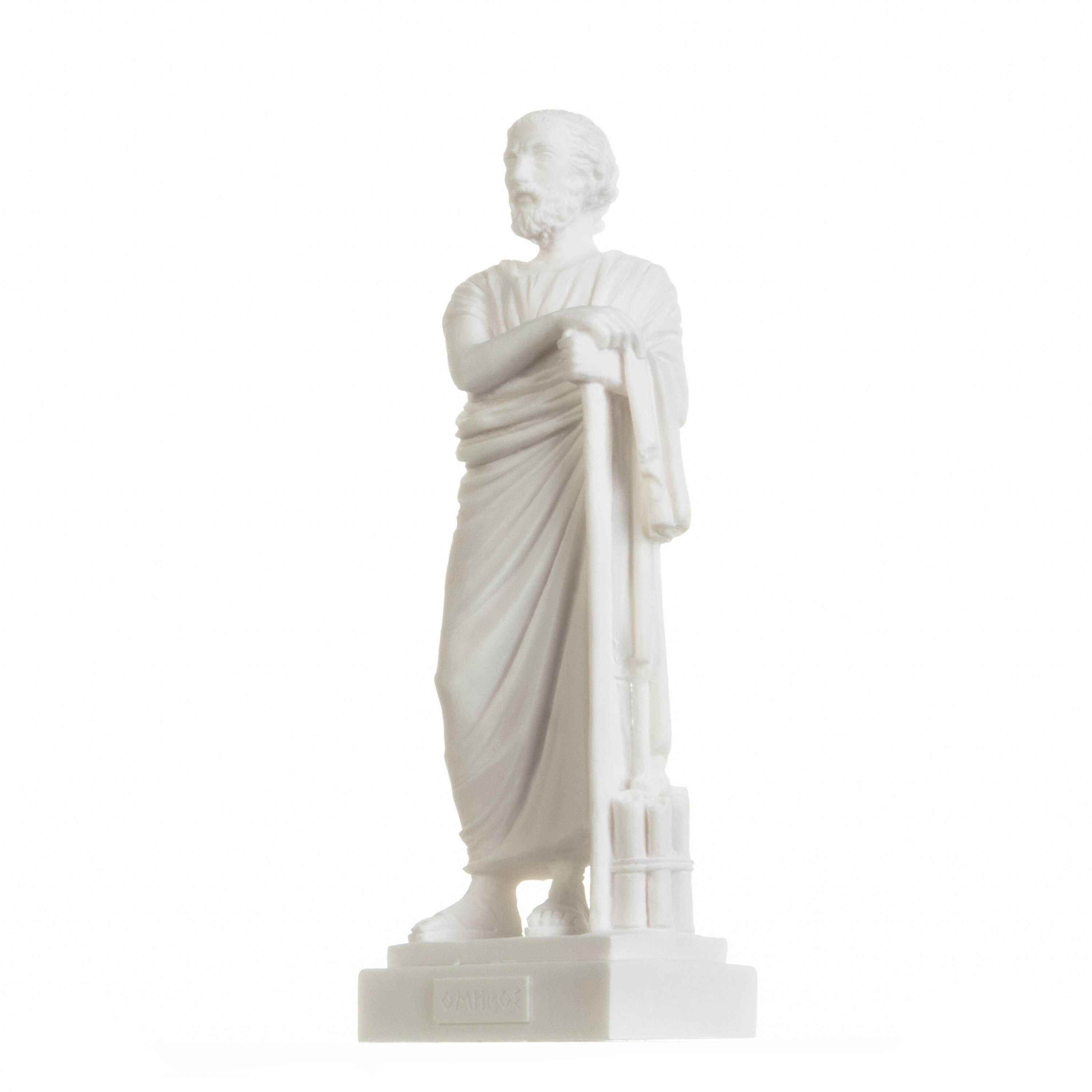 Homer Greek Poet Figurine Ancient Greece Sculpture Alabaster Statue 9.5 ...
