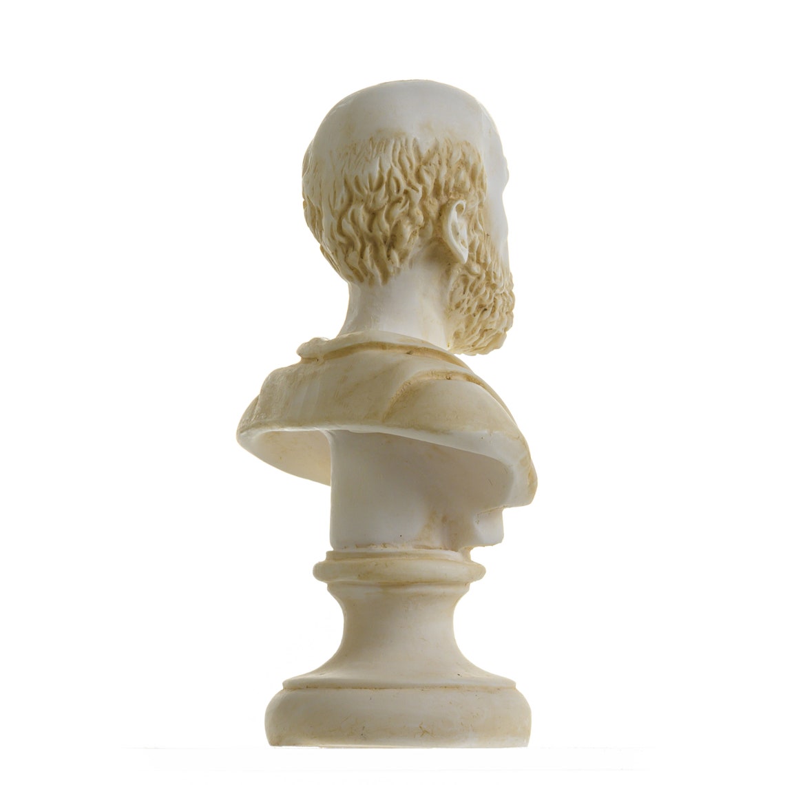 Hippocrates of Kos Father of Medicine Alabaster Statue Bust 5.9 Inches ...