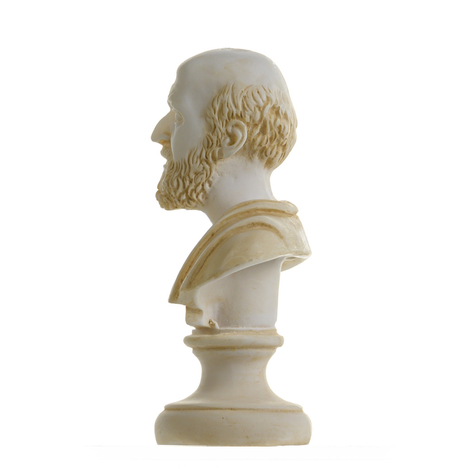 Hippocrates of Kos Father of Medicine Alabaster Statue Bust - Etsy