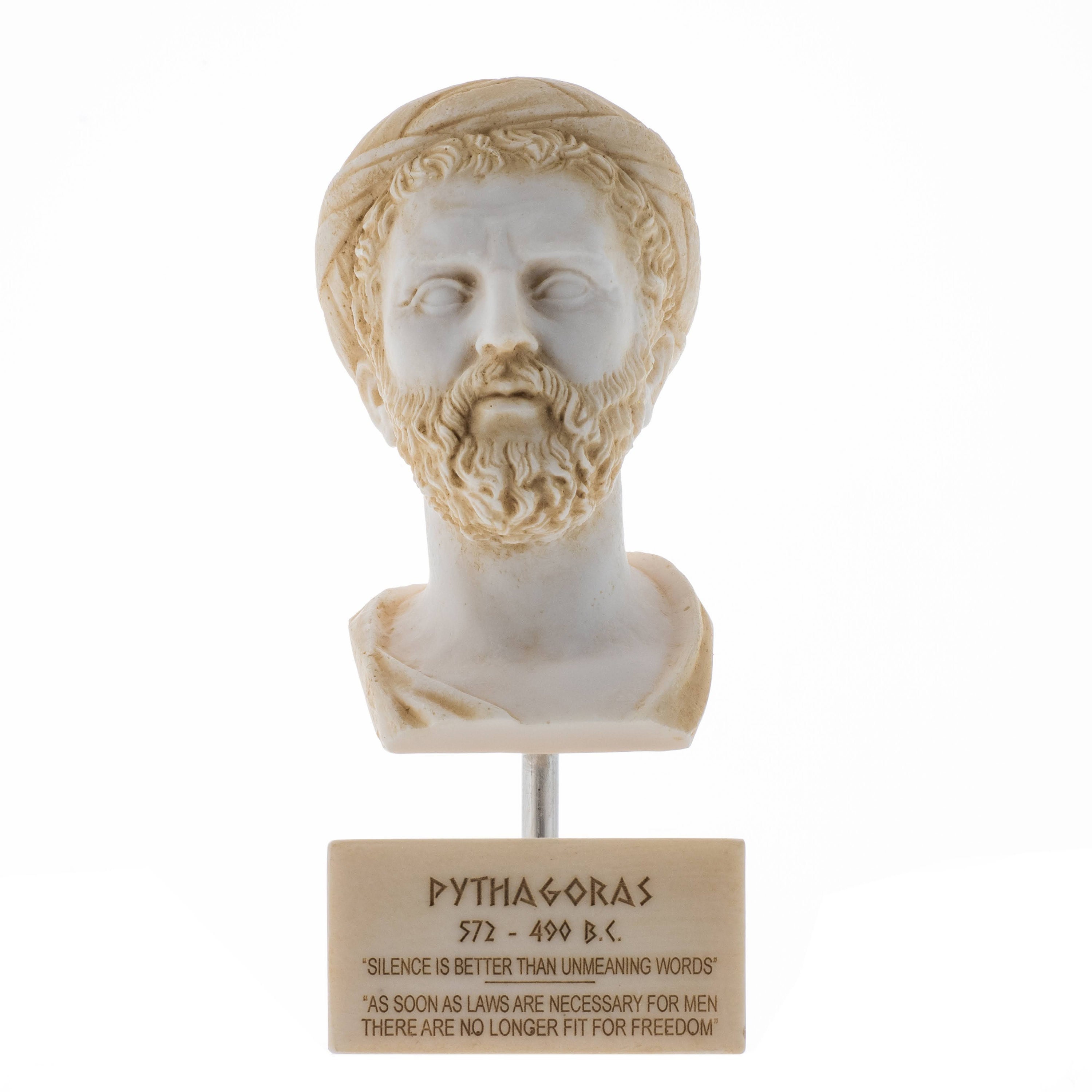 Pythagoras Bust Drawing Easy