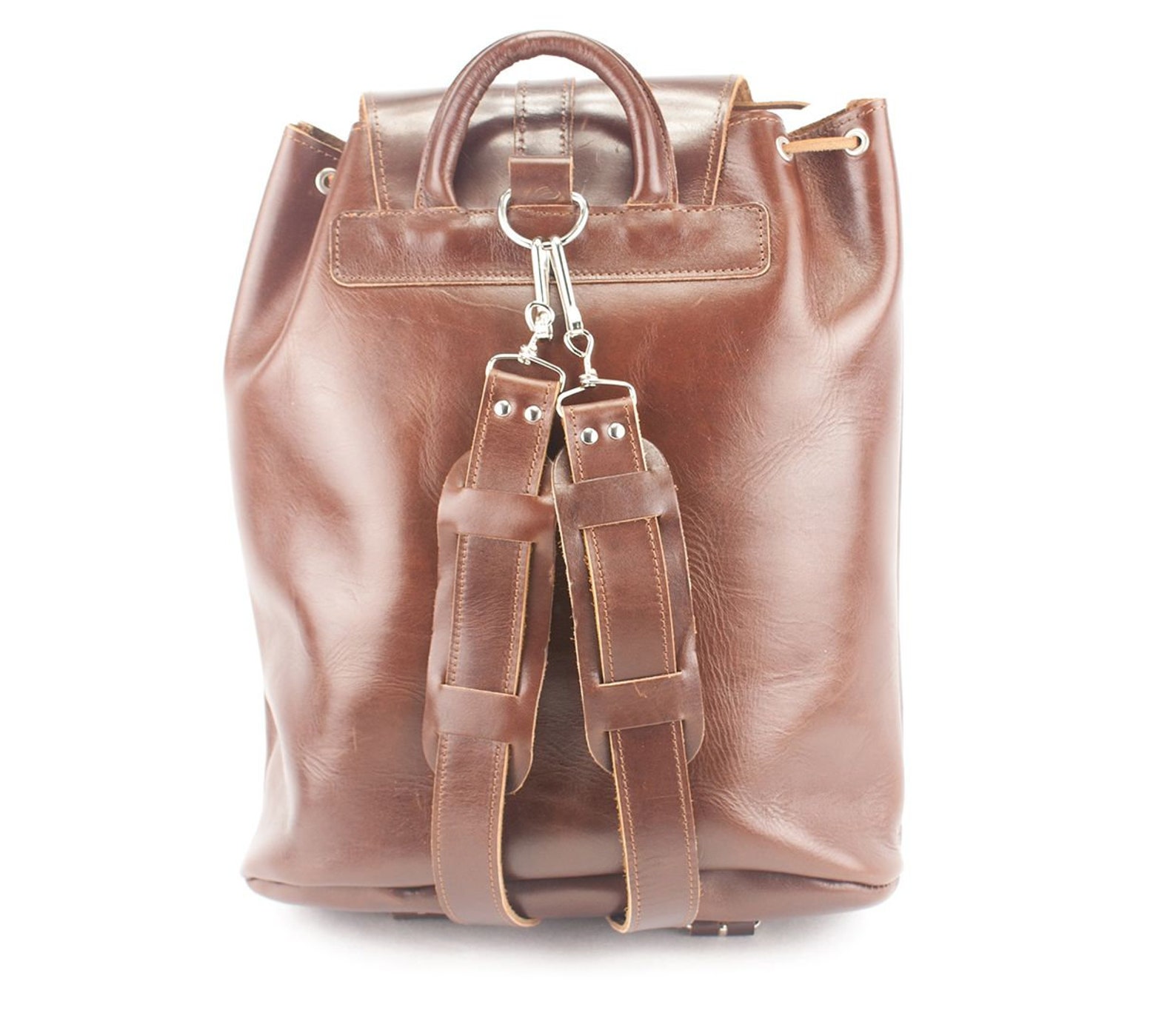 Vintage Leather Backpack Satchel Rucksack Knapsack Travel Bag - Etsy