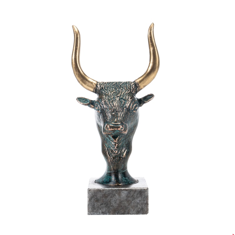 Minoan Minotaur Statue - Etsy