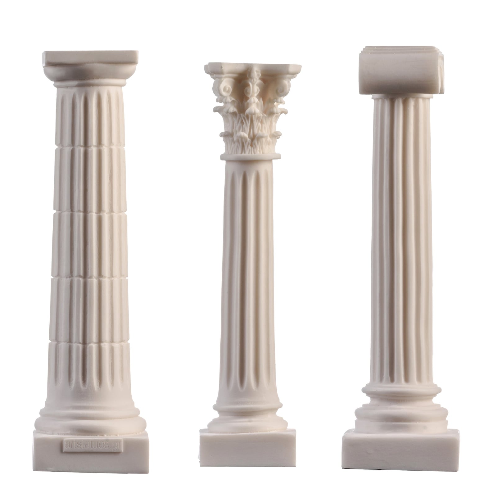 Greek Column Set Corinthian Ionic Doric Order Architecture Alabaster - Etsy