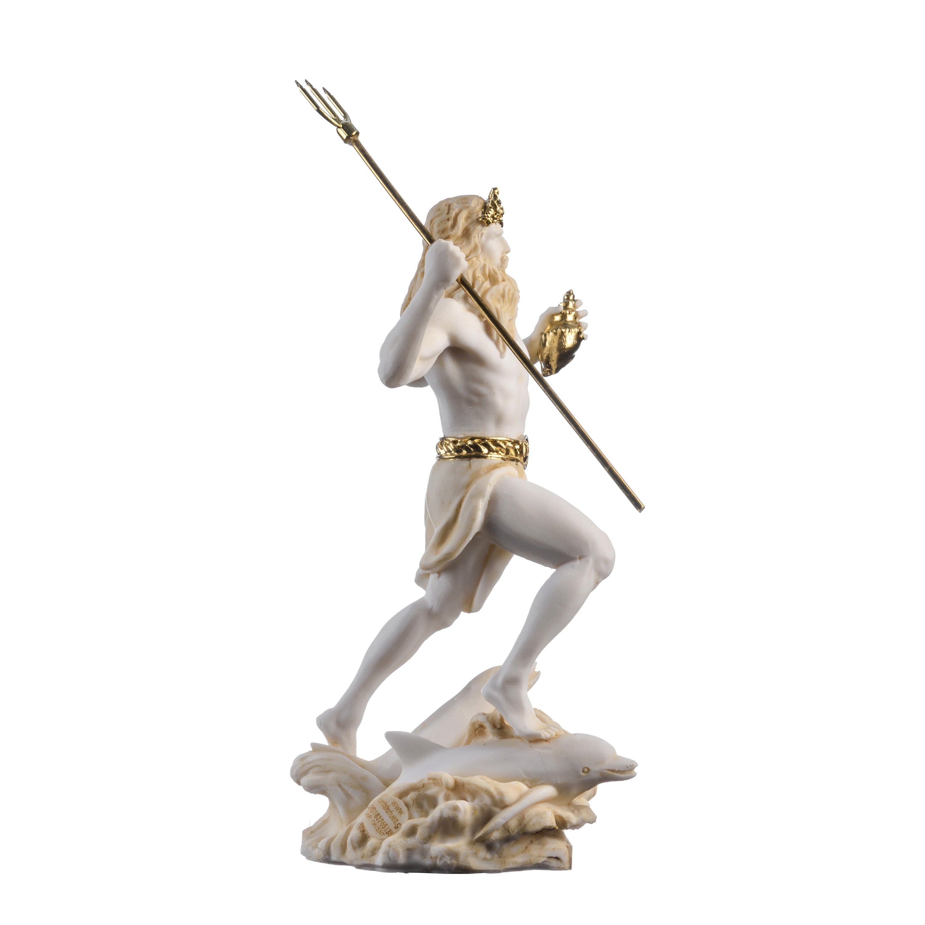 Poseidon Greek God of the Sea With Trident Statue Figurine | Etsy