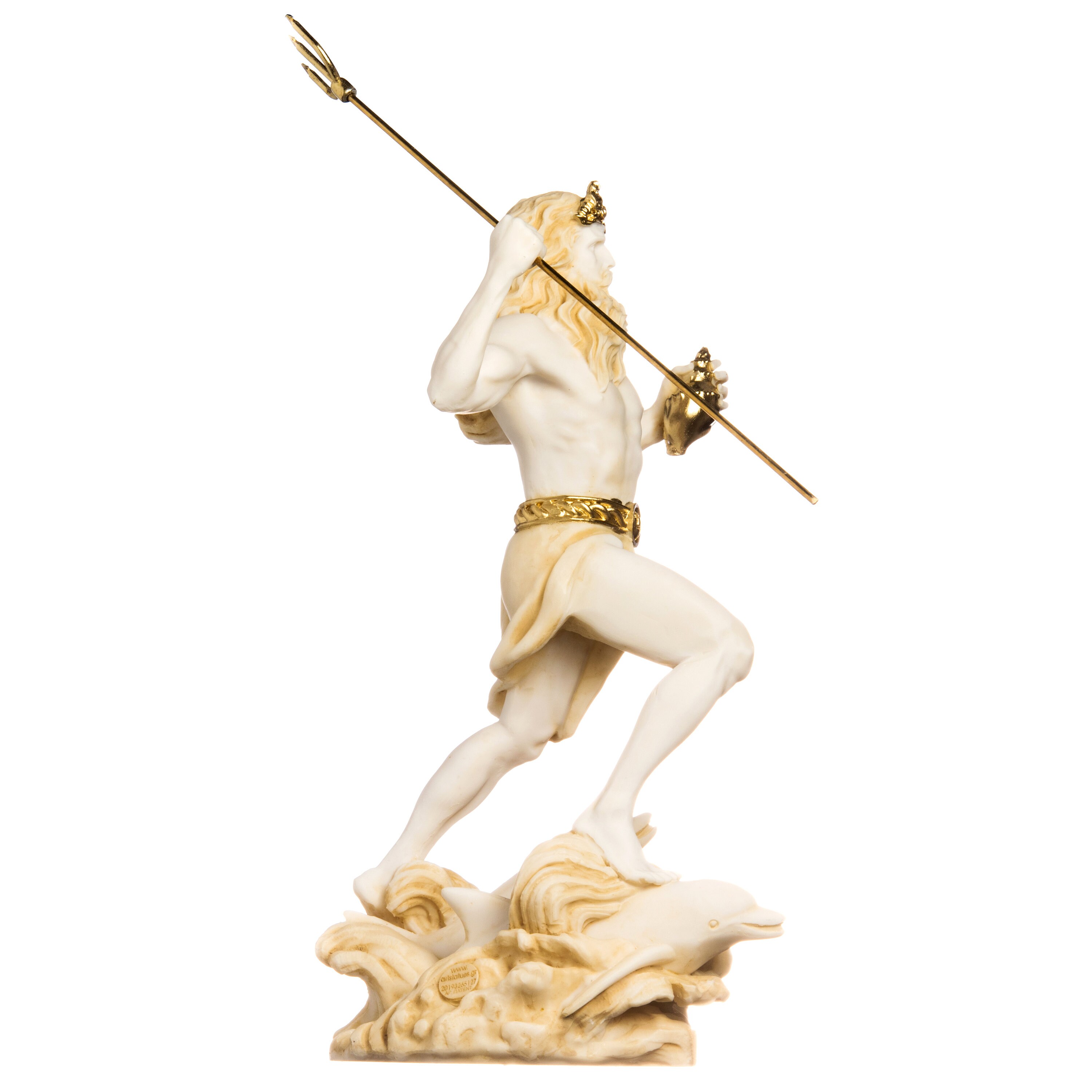 Poseidon Greek God of the Sea With Trident Statue Figurine - Etsy
