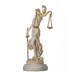 Greek Goddess Themis Statue Gold Colour Figurine Blind Lady Justice ...
