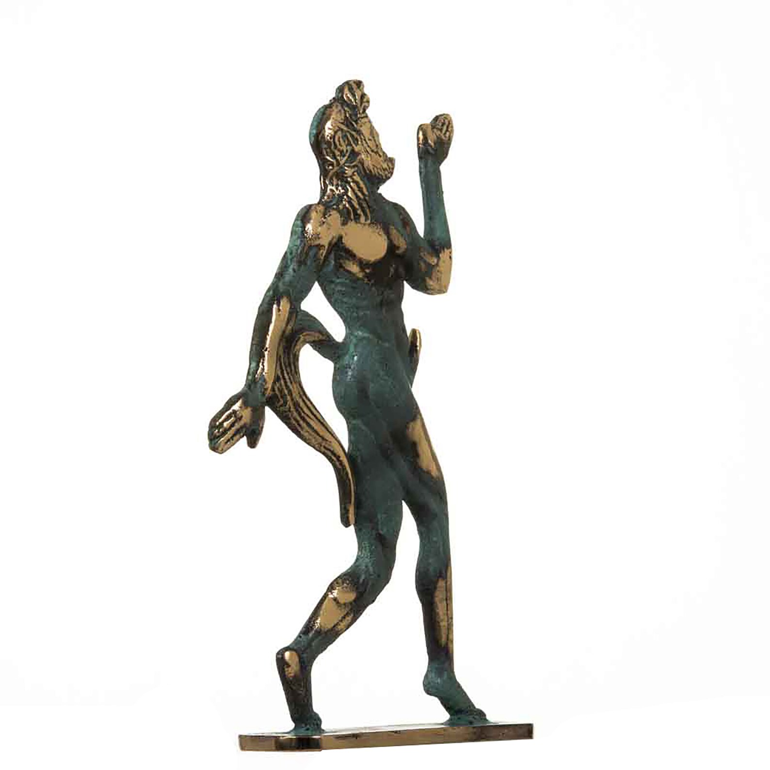 Satyr Pan Faun Hand Made Solid Bronze Erotic Sculpture Etsy