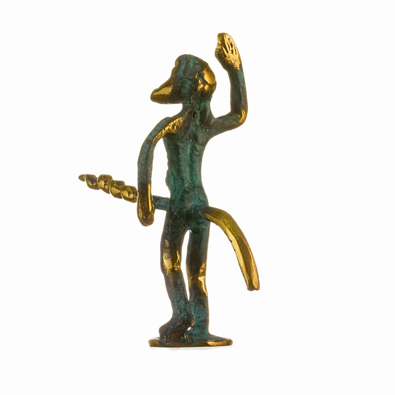 Satyr Pan Faun Hand Made Solid Bronze Erotic Sculpture Etsy