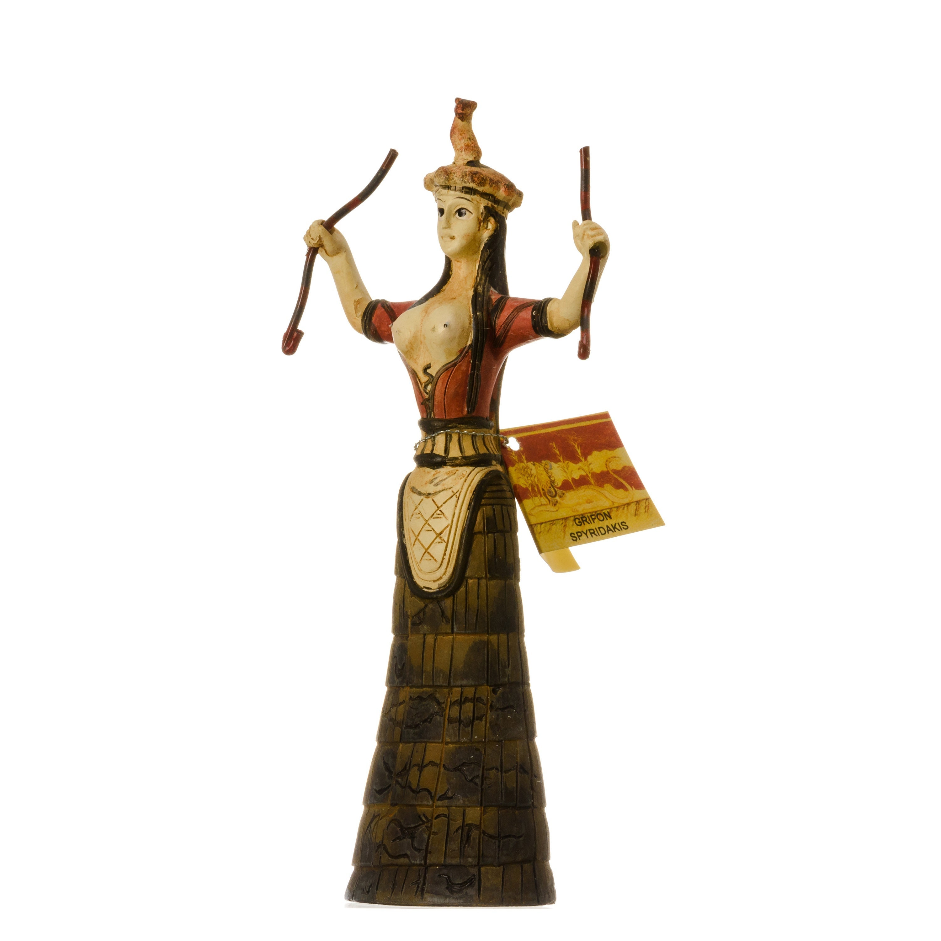 Minoan Snake Goddess Statue Healer Messenger Priestess - Etsy