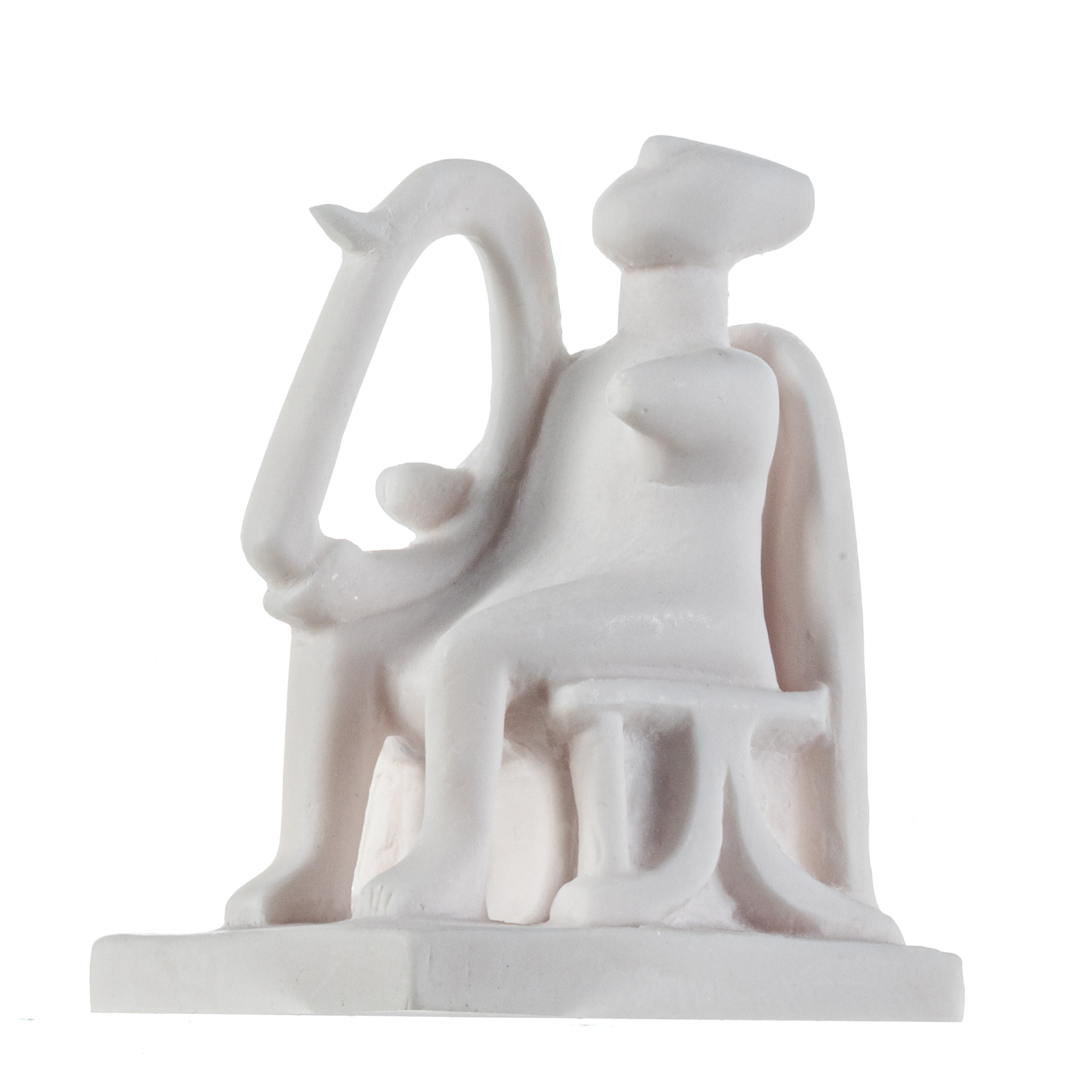 Cycladic Art Keros Harpist Cycladic Idol Alabaster Statue - Etsy