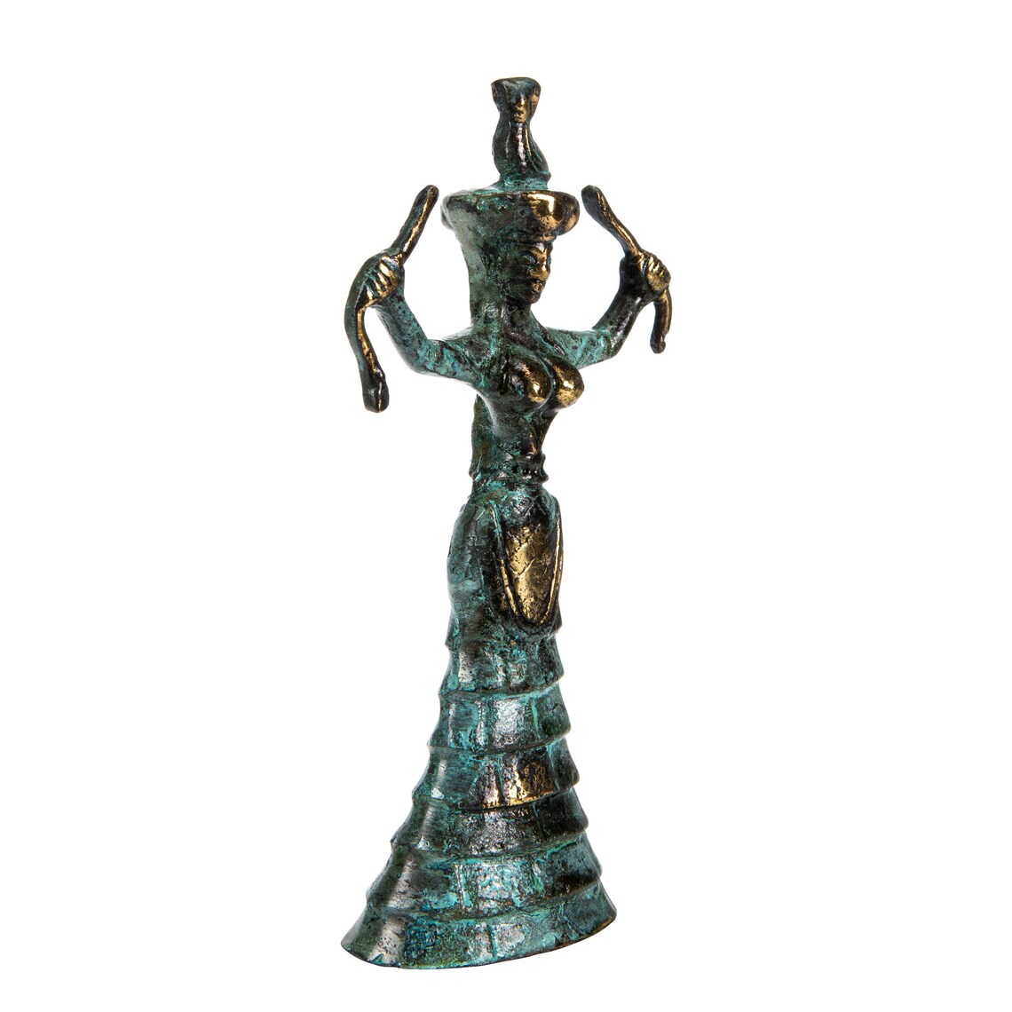 Ariadne Minoan Snake Serpent Goddess Museum Replica Knossos Handmade ...
