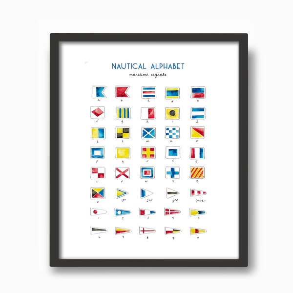 Nautical Alphabet - Etsy