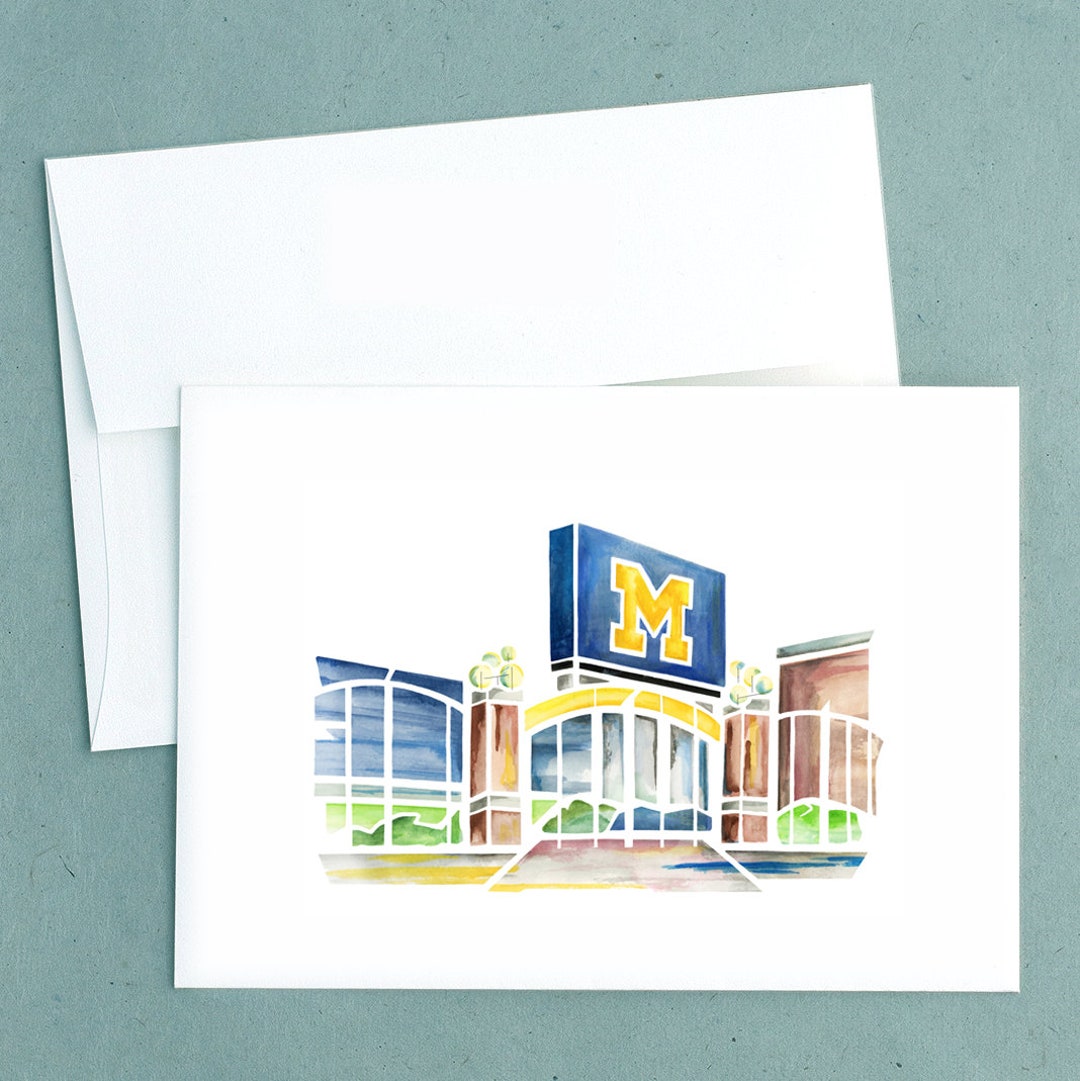 Variety: Um/ann Arbor Note Cards (set of 12) - Etsy